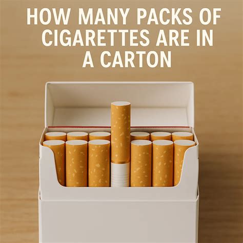 How Many Packs Of Cigarettes Are In A Carton Canada Smokes Canadas