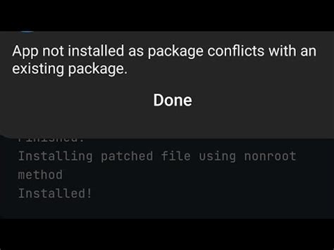 How To Fix App Not Installed As Package Conflicts With An Existing Package YouTube