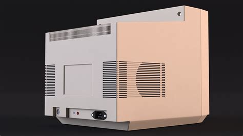 Old Crt Computer Monitor Display 3d Model 33 3ds Blend C4d Fbx Max Ma Lxo Obj Free3d