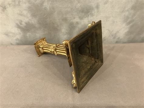 Proantic Bougeoir En Bronze Dépoque ème