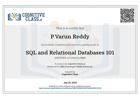 varun reddy on linkedin sql and relational databases provided by
