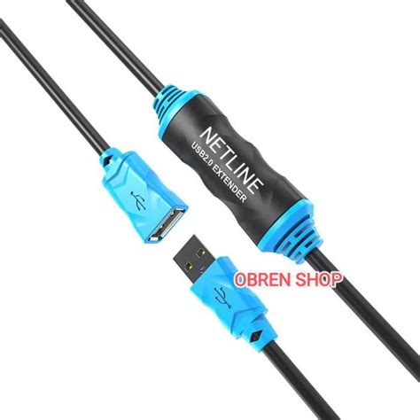 Jual Kabel Usb Extension Active Meter Netline Shopee Indonesia