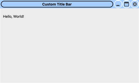 Create Custom Title Bars For Pyqt Windows