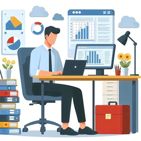 Premium Photo Data Management Concepts Flat Design Illustration