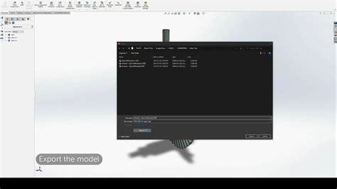 How To Export A STEP File From SolidWorks Visao