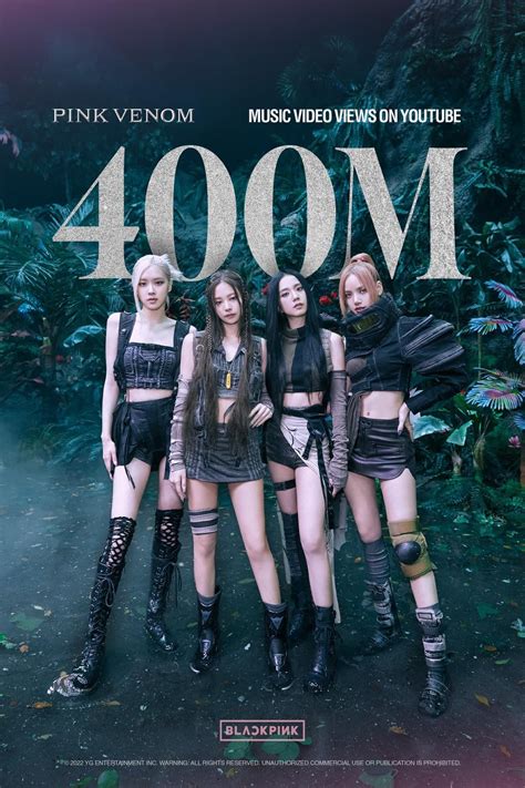 221025 Blackpink ‘pink Venom Mv Hits 400 Million Views On Youtube