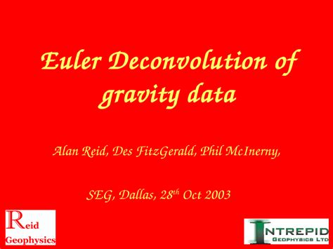 Pdf Euler Gravity Seg
