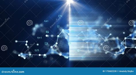 Big Data Abstract Background Of Polygonal Concept Analytics Business