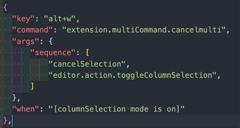 Column Selection Status · Issue 141982 · Microsoftvscode · Github