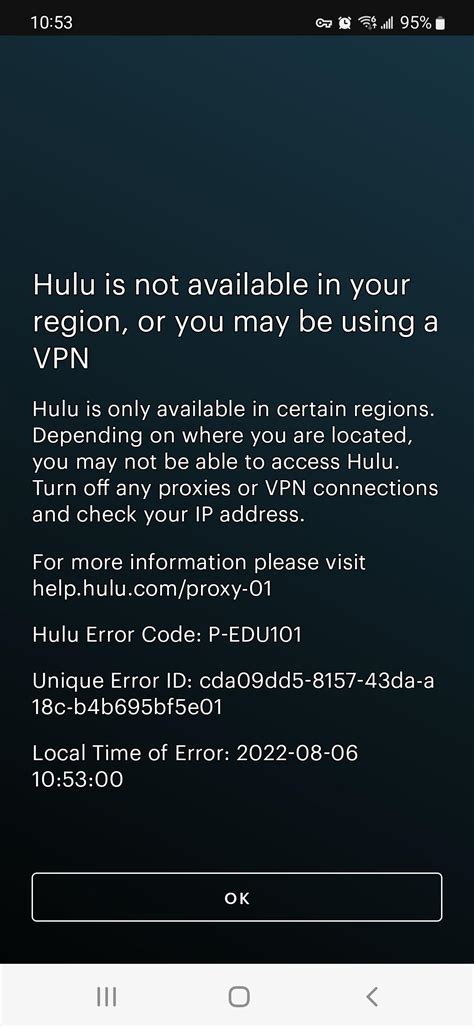 Weird Hulu Not Working Rhulu