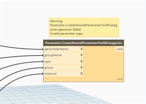 Create Shared Parameter For All Categories With Dynamo Through Excel
