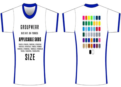 Tee Size Sample Tier One Apparel