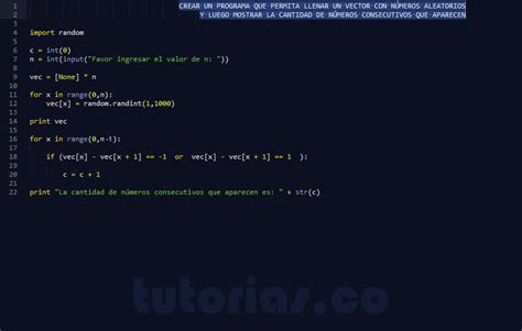 arrays python cantidad de numeros consecutivos
