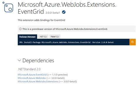 Dependency On Microsoftazurewebjobs Net 46 · Issue 30 · Azureazure Functions Eventgrid