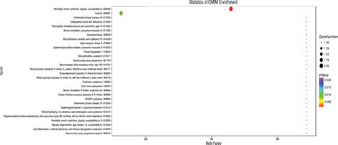 Disease Enrichment Analysis Diagram Of Differential Genes A