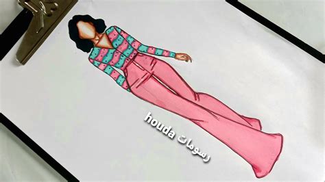 تعلم رسم أزياء بنات سهلة Casual Fashion Drawing Youtube
