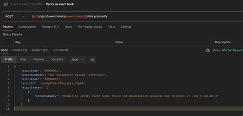 event hook verifiaction fails api okta developer community