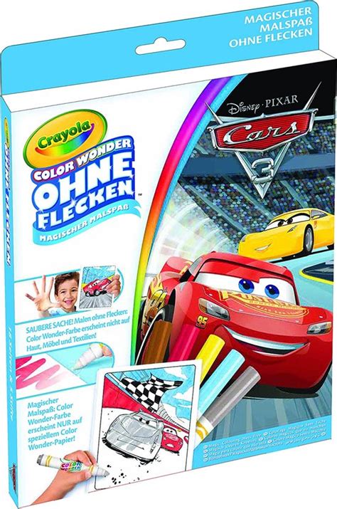 Crayola Cars 3 Water Kleurboek Inclusief Viltstiften Voor Onderweg