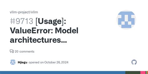 [usage] valueerror model architectures [ llamaforcausallm ] are not supported for now · issue