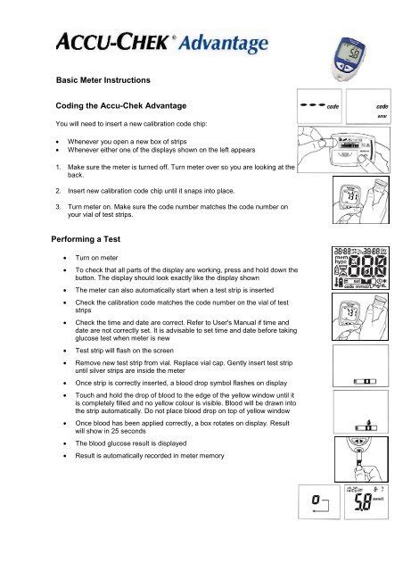 Ac Advantage Basic Meter Instructions Accu Chek