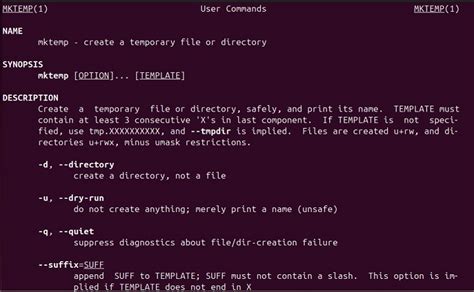 Mktemp Command In Linux
