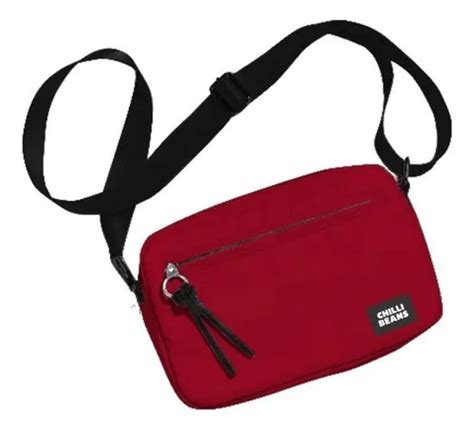 Bolsa Transversal Unissex Chilli Beans Vermelho Bgbs01931