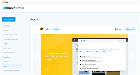 Miro Federated Search Connector Happeo