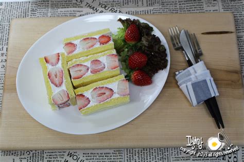 딸기 샌드위치 만드는 법