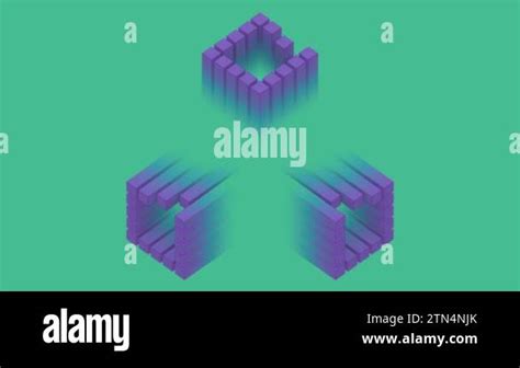 trendy neon colored digital background with infinite seamless loop
