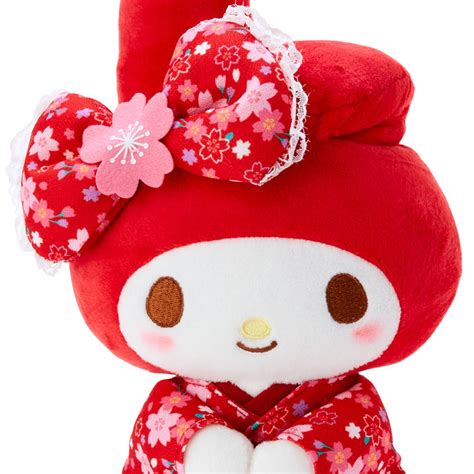 Plush My Melody Red Ver Sanrio Sakura Kimono Meccha Japan