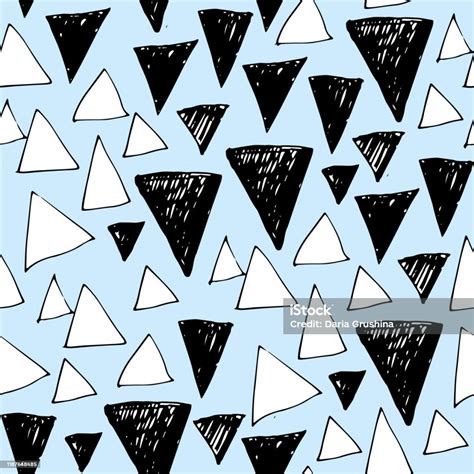 기하학적 브러시 스트로크 요소와 벡터 원활한 패턴 트렌디 한 기하학적 개요 트렌디 한 현대적인 스타일 0명에 대한 스톡 벡터 아트 및 기타 이미지 Istock