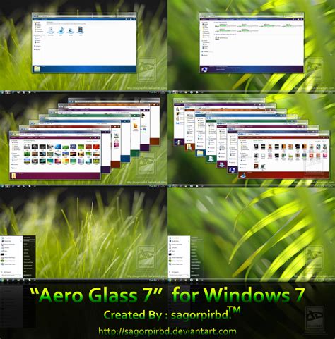 Aero Glass Theme For Win7 Skin Pack For Windows 11 And 10