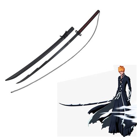 Bleach Tensa Zangetsu Nodachi Fullbring Ichigo Metalna Katana 145 Cm
