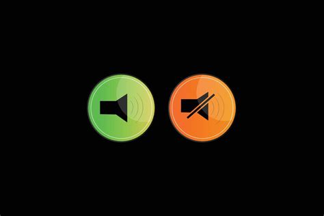 Mute And Unmute Audio Microphone Flat Vector Icons 21162050 Vector Art At Vecteezy