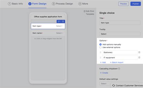 Admin Add A Cascading Dropdown