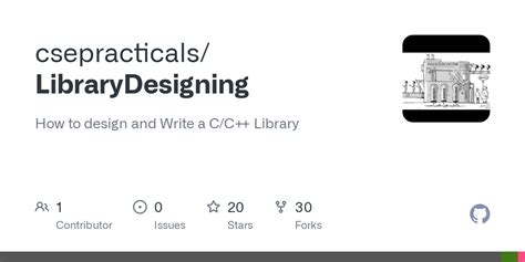 GitHub Csepracticals LibraryDesigning How To Design And Write A C C Library