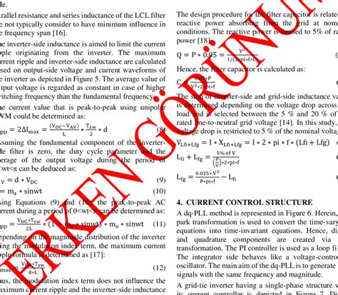 The Inverter Output Side Voltage And Current Waveforms Download