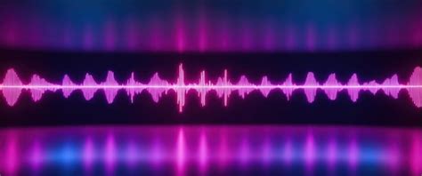 Abstract Representation Of Sound Waves With Pulsating Colors And Modern Digital Aesthetics