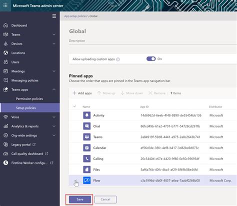 App Setup Policies In Microsoft Teams