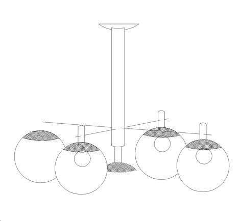Pendant Light Cad Blocks Dwg Dwgdownloadcom