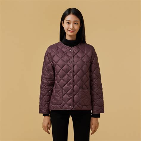 Jaju자주 여 다이아퀼팅 라이트 다운필 점퍼 Sivillage 에스아이빌리지 Jaju자주 여 다이아퀼팅 라이트 다운필 점퍼 Sivillage 에스아이빌리지