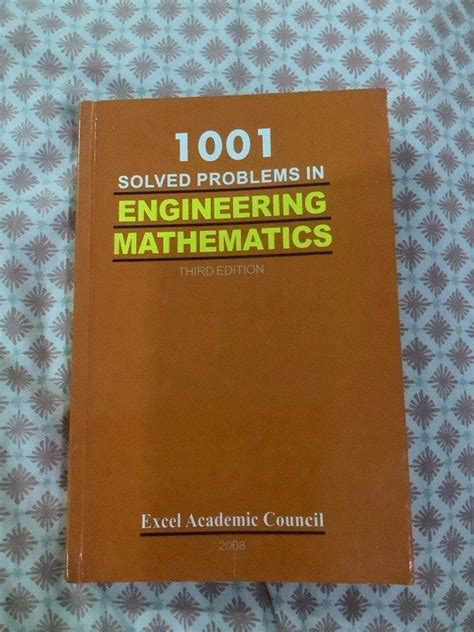 1001 Solved Problems In Engineering Mathematics Excel 2008 Hobbies And Toys Books And Magazines