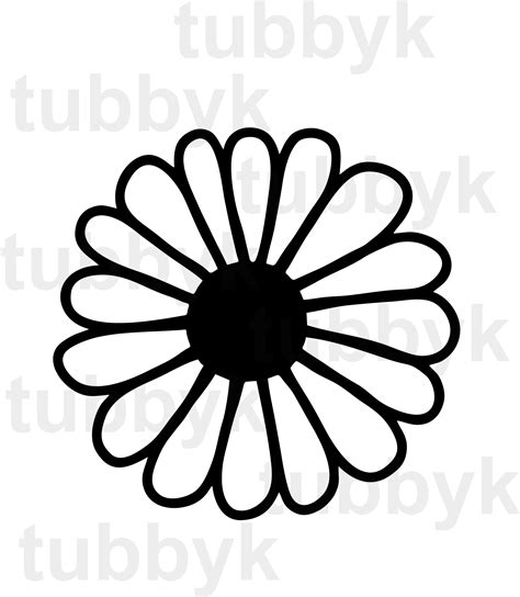 Daisy Flower Svg Daisy Svg Flower Svg Sunflower Svg D Vrogue Co
