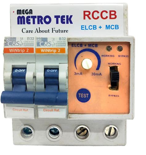 Buy Mld Plastic Earth Leakage Circuit Breakers Single Phase 2 Pole Elcb