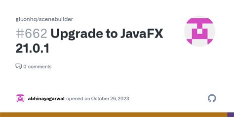 Upgrade To Javafx 2101 · Issue 662 · Gluonhqscenebuilder · Github