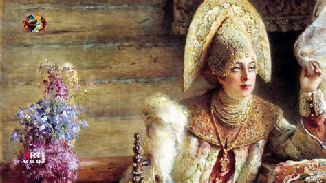 Константин Егорович Маковский Боярышня у окна с прялкой Youtube