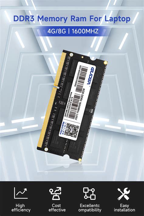 Gudga Ddr3ddr3l 2gb 4gb 8gb Ram 1333mhz 1600mhz Sodimm Notebook Memory