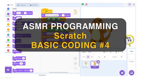 Asmr Programming Scratch Language Basic Coding 4 No Talk 스크래치 언어
