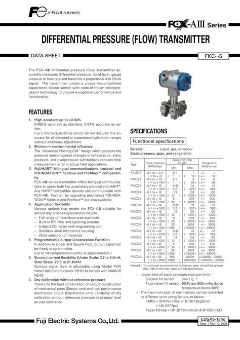 Differential Pressure Flow Transmitter