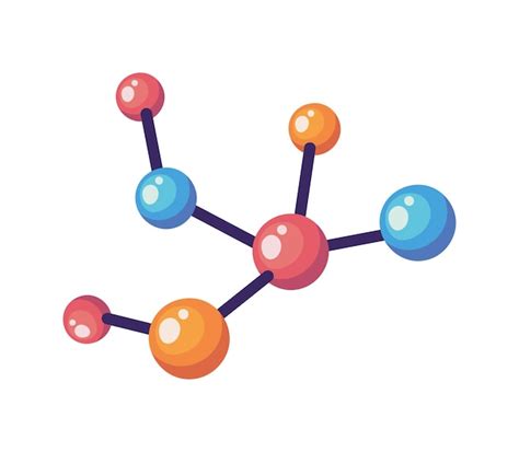 Free Vector Science Molecule Atom Icon Design